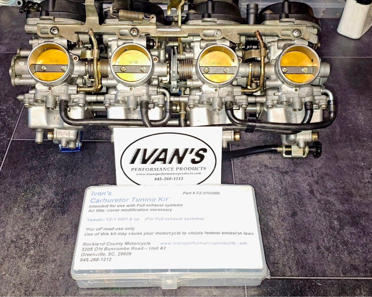 Ivan's Performance products Full Monty Jet Kit FZS 1000 – Richard Mark ...